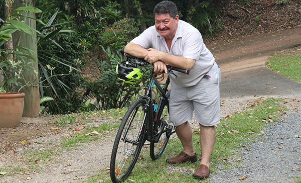 Piccone rides bike | Far North Queensland Hospital Foundation